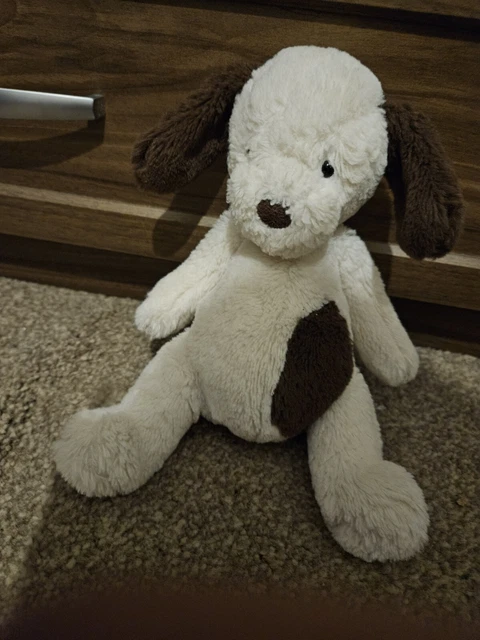 JELLYCAT MEDIUM PUFFLES Dog Puppy Soft Plush Toy £19.99 - PicClick UK
