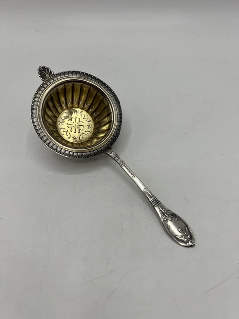 RARE PASSE-THE ROND En Vermeil Et Argent Massif Poincon Minerve Baron ...