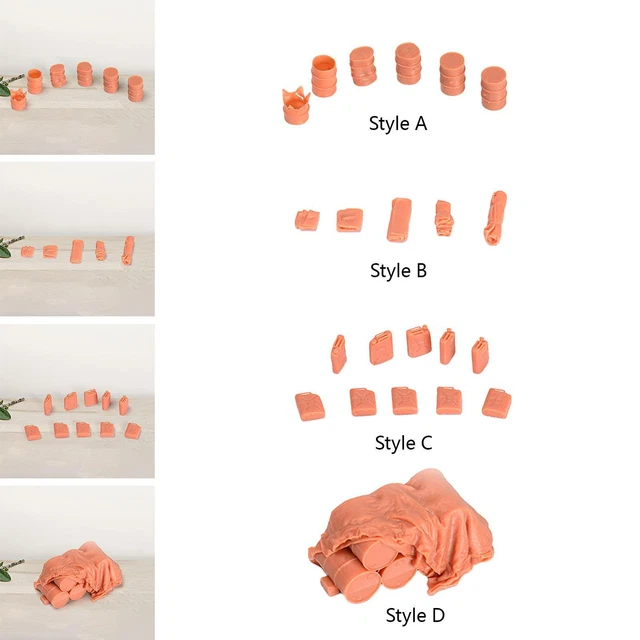 1/72 DIORAMA MODEL Kits Realistic DIY Materials for Scene Props ...