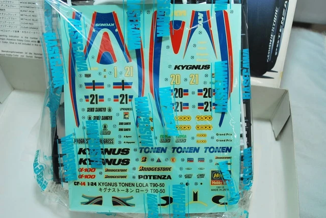 K25090119 HASEGAWA 1/24 F3000 CYGNUS TONEN Lola T90-50 mit Motor Sinn ...