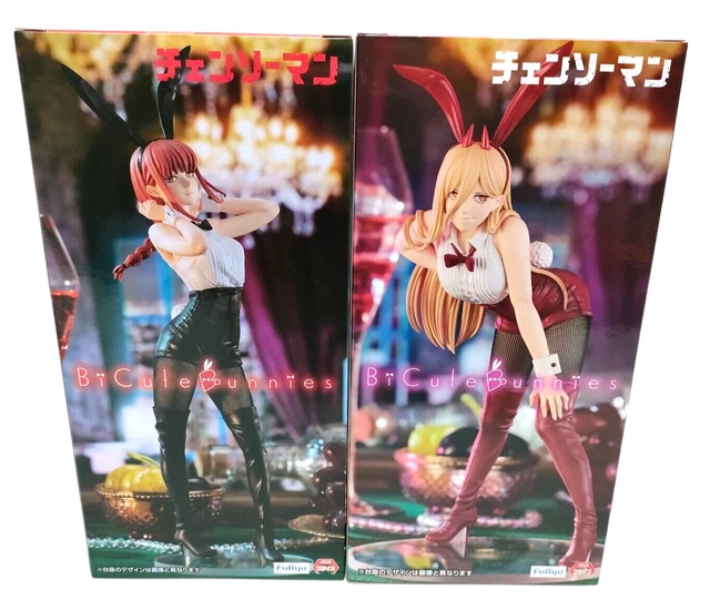 CHAINSAW MAN MAKIMA Power BiCute Bunnies Figure Set of 2 FuRyu Anime ...