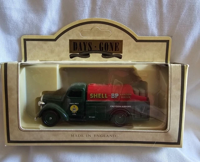 LLEDO DAYS GONE 1939 Ford Tanker Truck Shell Bp Aviation Diecast Boxed ...