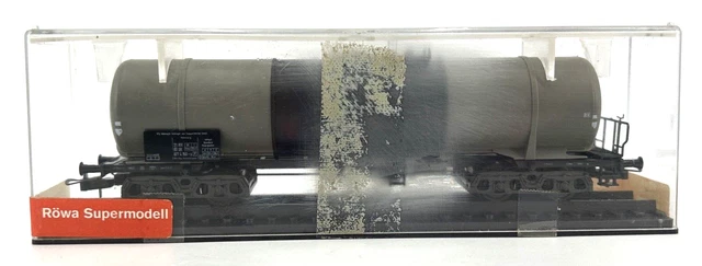 ROWA HO OIL Tanker Train Car Supermodell 2039 Gray Original Stickers ...