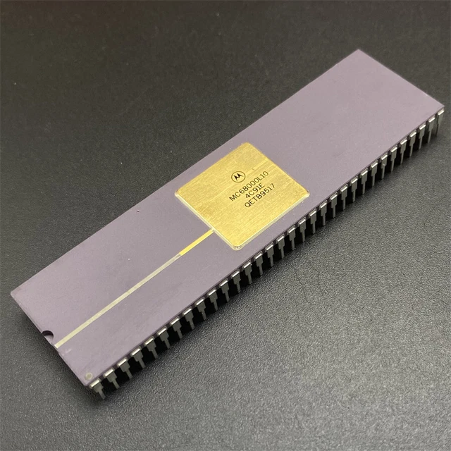 PROCESSEUR MOTOROLA MC68000L10 MC68000 CPU 32 bits DIP64 10 MHz CISC ...
