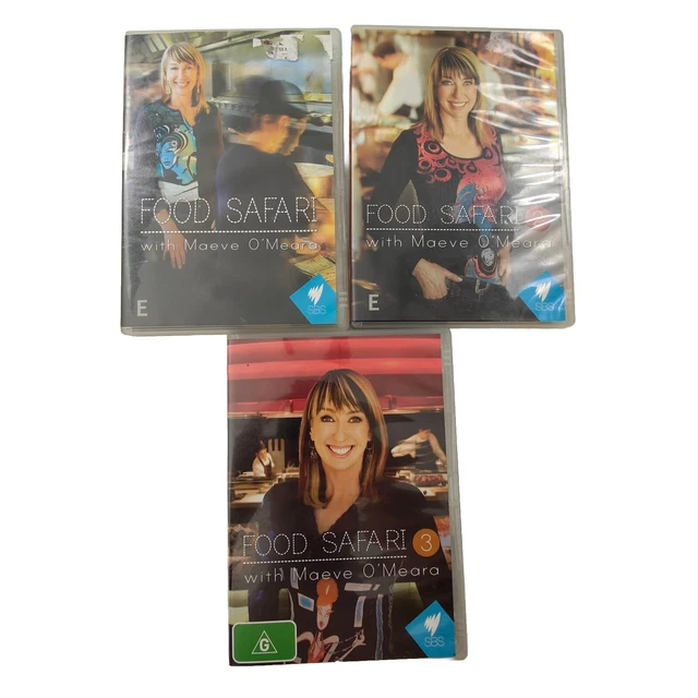 FOOD SAFARI WITH Maeve O'Meara DVD Seasons 1 2 3 Cooking Food SBS Show ...