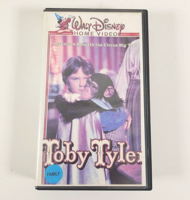 VTG TOBY TYLER VHS - Walt Disney - Adventure Beneath the Circus Big Top ...