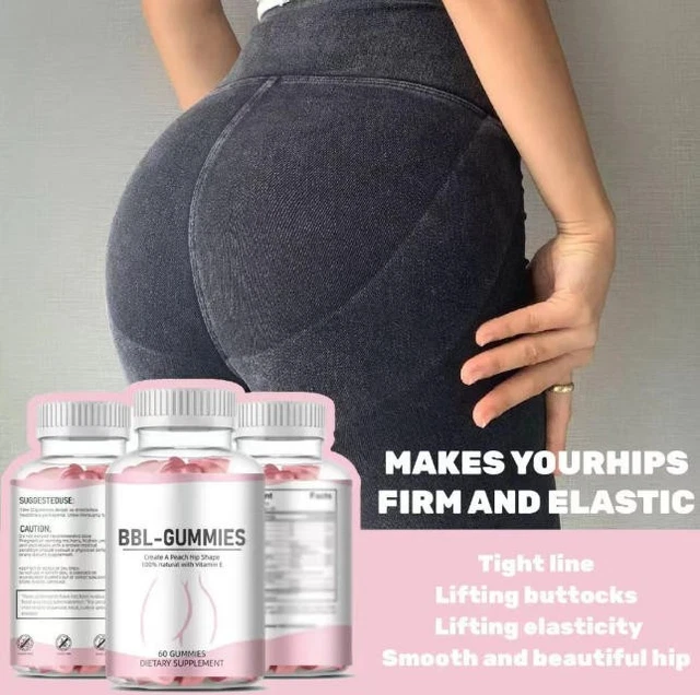 100% NATURAL 60 Gummies Big Booty Enhance Butt And Hips Enlargement Gummies £9.48 - PicClick UK
