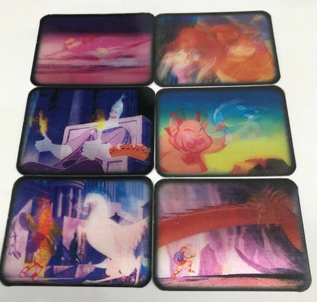 1997 AUSTRALIA'S KELLOGG'S Disney's Hercules Mega-Motion Card Full Set ...