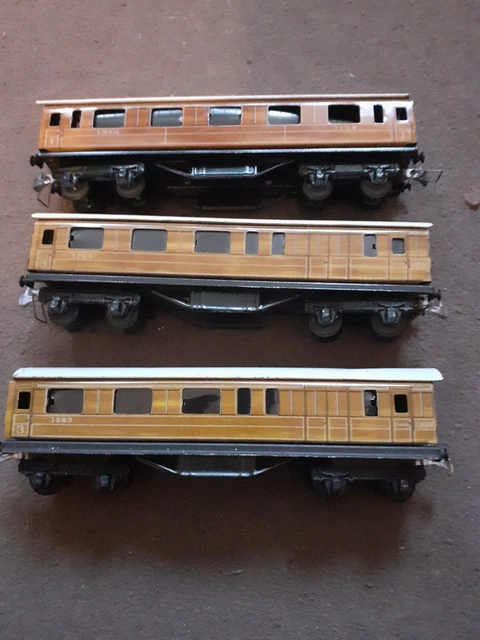 VINTAGE O GAUGE Teak Passenger Coach Es £20.00 - PicClick UK