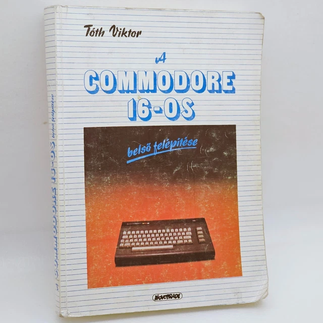 VINTAGE COMMODORE BOOK Hungarian for programmer 1980's retro pc home ...