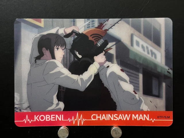 DENJI KOBENI CHAINSAW Man Plastic Card Forte Japanese Anime Manga ...