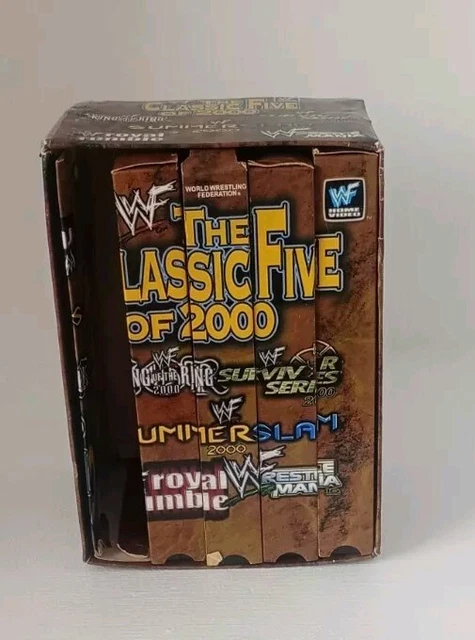 THE CLASSIC FIVE Of 2000 WWF VHS Boxset £12.16 - PicClick UK
