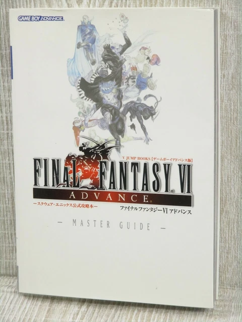 FINAL FANTASY VI 6 Advance Official Master Guide w/Poster GameBoy Book ...