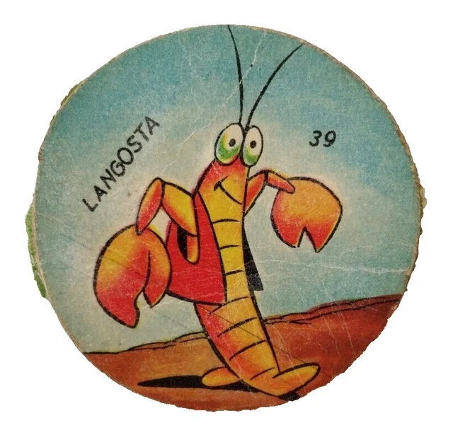 VINTAGE 1964 FIGURITAS Disney Argentina Disc Card Alice in Wonderland ...