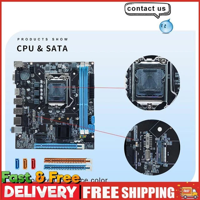 H61 PC MAIN Board 16GB Micro-ATX Computer MainBoard LGA1155 Socket I3/I5/I7 CPU £25.91 - PicClick UK