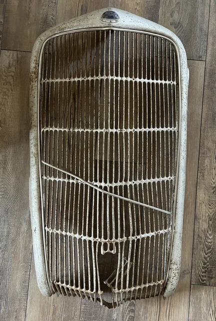 ORIGINAL 1935 FORD V8 Flathead Radiator Grille Shell/Shroud HOT/RAT ROD ...