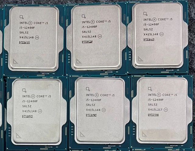 INTEL CORE I5-12400F 6-core 2.50GHz 12 threads 65W LGA-1700 CPU ...