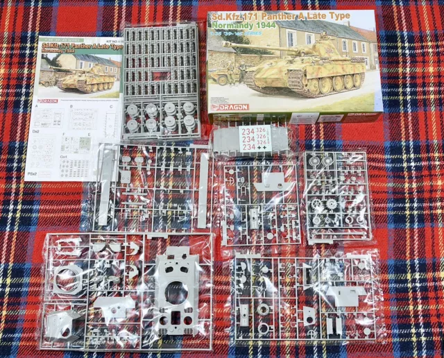 DRAGON 6168 - Sd.kfz.171 Panther A Late Type Normandy 1944 1/35 Scale ...