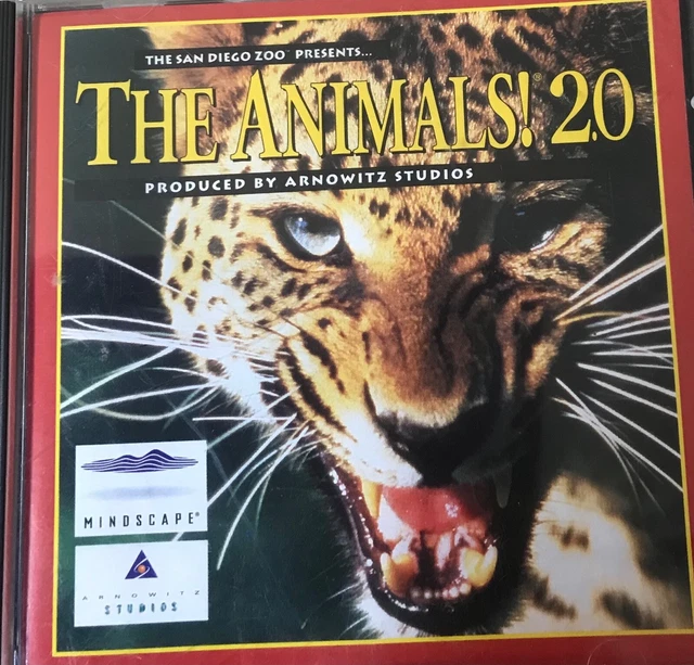 THE SAN DIEGO Zoo presents the Animals! 2.0 - PC CD Rom LOOK!! VGC £2. ...