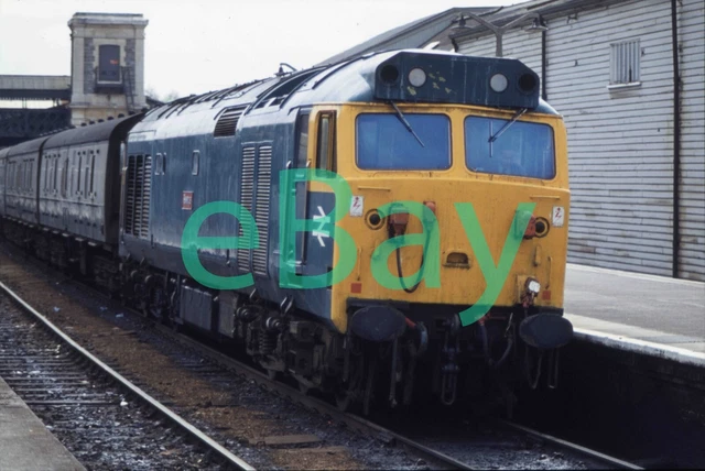 35MM RAILWAY SLIDE of Class 50 50020 @ Exeter St Davids - Copyright to ...