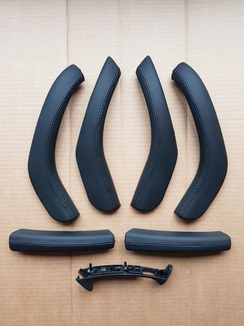 SAAB 9-3 03-12 Leather Door handles Handbrake Smartslot trim HIRSCH ...