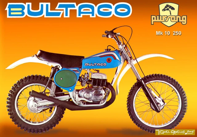 SITZBANK BULTACO PURSANG 192 mk10 BULTACO PURSANG 167 mk9 NEU BULTACO ...