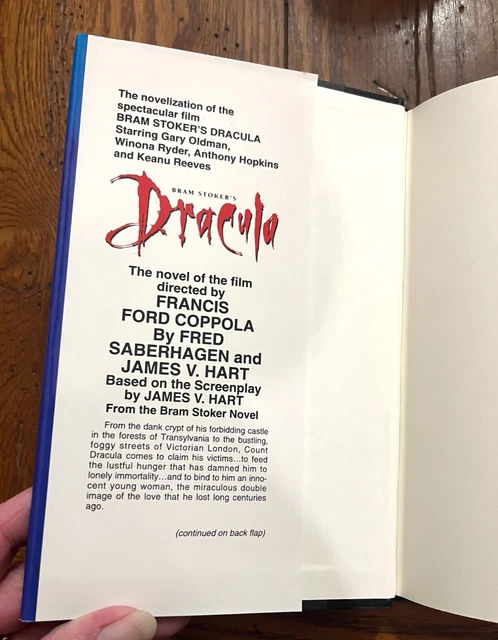 FRED SABERHAGEN / Bram Stoker's Dracula A Francis Ford Coppola Film 1st ...
