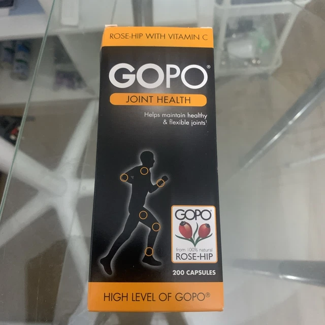 GOPO JOINT HEALTH Rose-hip with Vitamin C - 200 Capsules - EXP: 05/2027 ...