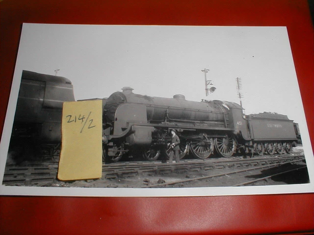 LOCO PHOTO SOUTHERN CLASS N15 4-6-0 No 451 £1.50 - PicClick UK