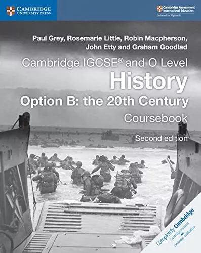 Cambridge Igcse® And O Level History Option B The 20th Century