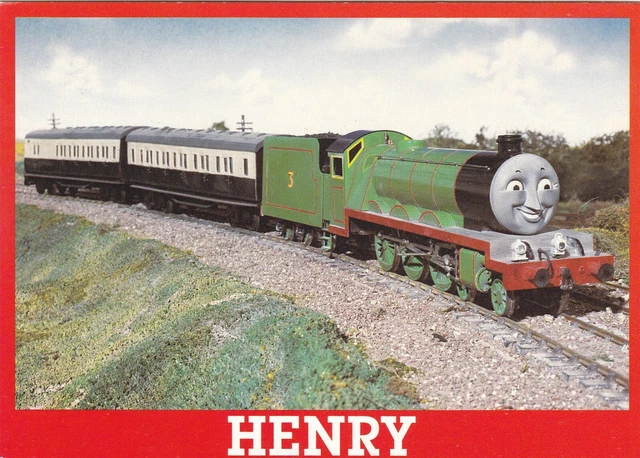 HENRY THE ENGINE The Railway Series W Awdry postcard used VGC £1.38 ...
