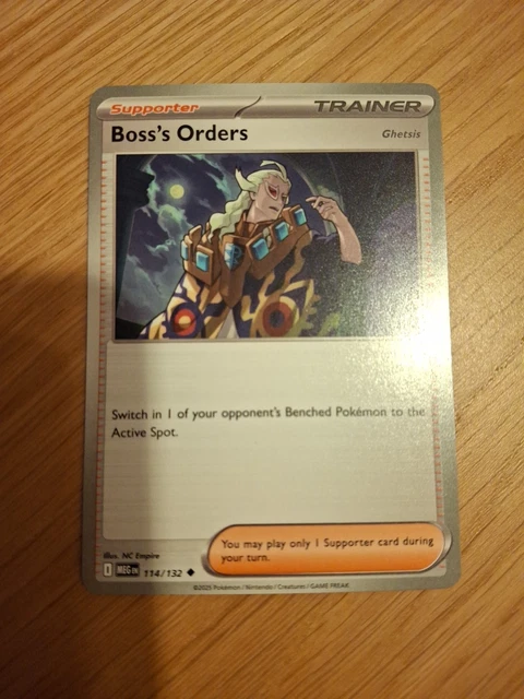 BOSS'S ORDERS 114/132 Pokémon TCG Mega Evolution Uncommon £1.37 ...