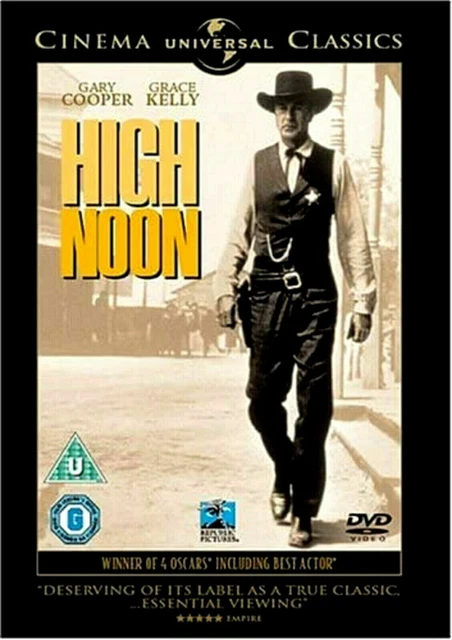 HIGH NOON (DVD-2008,1-DISC) R2.Gary Cooper."A TRUE CLASSIC...ESSENTIAL ...