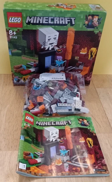 LEGO MINECRAFT: THE Nether Portal (21143). RARE and RETIRED Set $190.00 ...