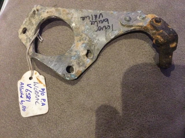 RAF HURRICANE COCKPIT rudder brake valve lever Battle of Britain relic ...
