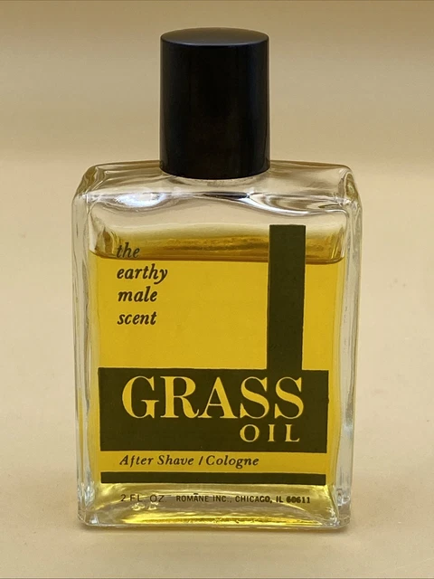 VTG ROMANE GRASS OIL Aftershave Cologne 1970's 2oz Bottle Splash £66.40 ...