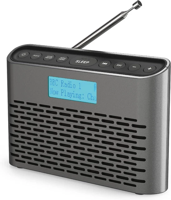 RADIO DAB/DAB PLUS/FM Con Altoparlante Stereo, Mini Radio Digitale Portatile, Fu EUR 122,45 ...