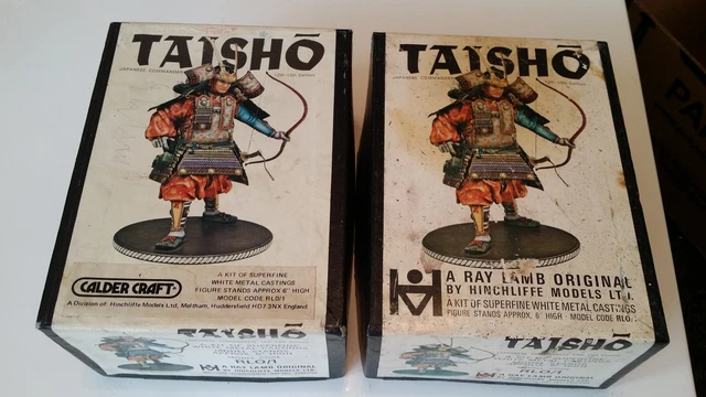 RARE RAY LAMB hinchcliffe taisho samurai vintage Japanese white metal ...