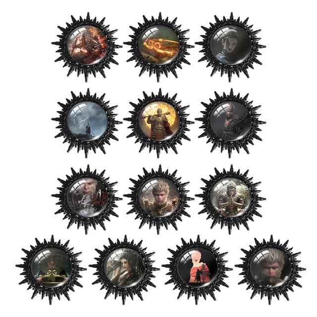 BLACK MYTH WUKONG Badge Sun Wukong Brooch Badge Monkey King Pin Bag ...