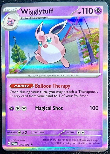 POKÉMON TCG- S&V Paldea Evolved- Wigglytuff 084/193 Holo Rare (NM/M) EUR 1,12 - PicClick IT