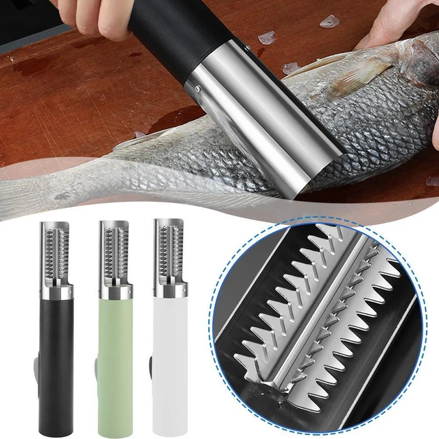 PORTABLE ELECTRIC FISH Scaler Seafood Cleaning Tool Scale Cleaner Fish K4R4 R1F8 £17.81 ...