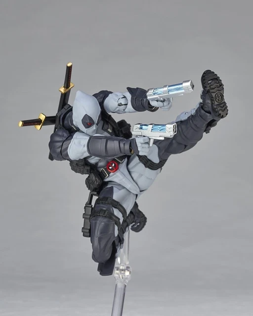 FIGURA A COLOR Kaiyodo Revoltech Amazing Yamaguchi Deadpool Ver.2.5 X ...