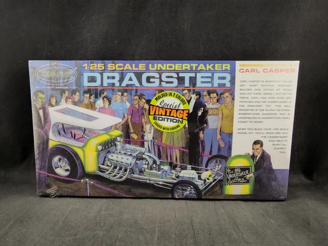 POLAR LIGHTS CARL Casper's Undertaker Dragster 1:25 Scale Plastic Model ...