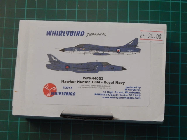 WHIRLYBIRD MODELS 1/144 Scale Hunter T.8M-Royal Navy,Rnas Yeovilton £27 ...