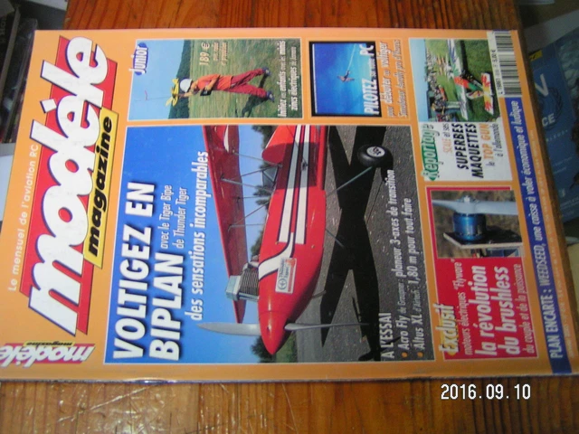 1?Μ Μ? MODEL Magazine Magazine #616 Insert Plan Weedseed / Tiger Bipe ...