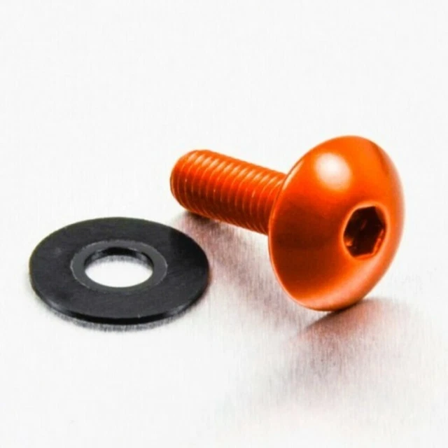 VIS EN ALUMINIUM Pro-Bolt Tête Arrondie m6 X (1.00mm) X 20mm Orange EUR 3,41 - PicClick FR