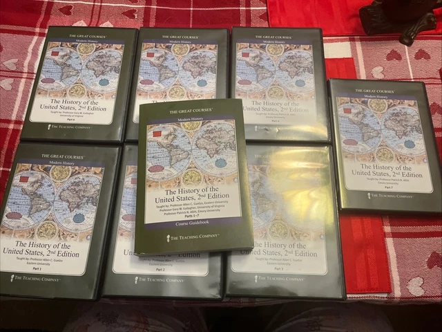 THE GREAT COURSES History of the United States 2nd Edition Course 1-7 ...