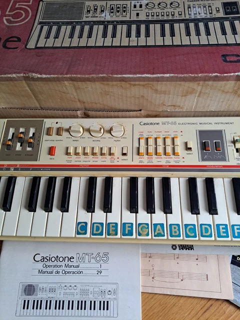 CASIO CASIOTONE MT-65 Vintage Electronic Keyboard Working £51.99 - PicClick UK