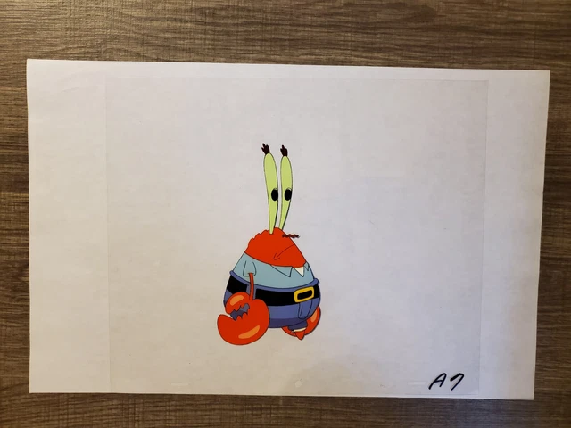 SPONGEBOB SQUAREPANTS ORIGINAL Production Cel Cell Animation Art Nm £ ...
