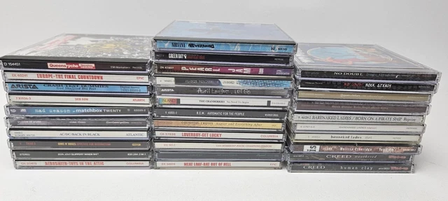 LOT 32 CDS 80s 90s & Early 2000s Rock Alternative Grunge Metal Pop Mix ...